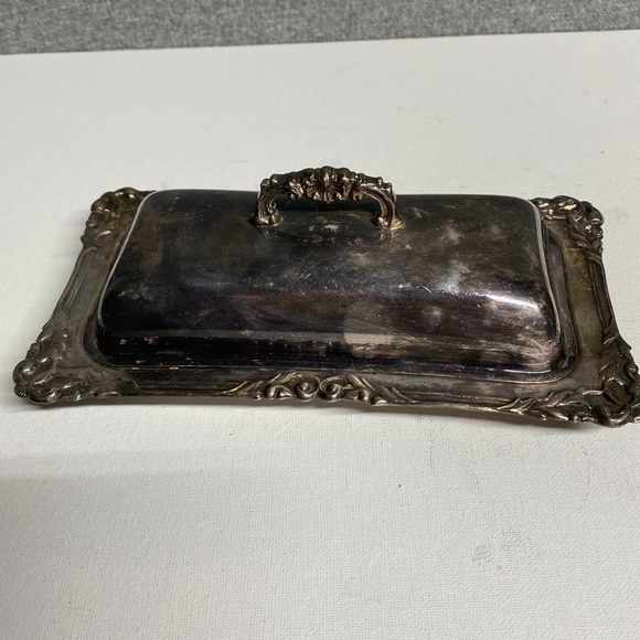 Dining | Vintage Silver Plated Butter Dish | Poshmark